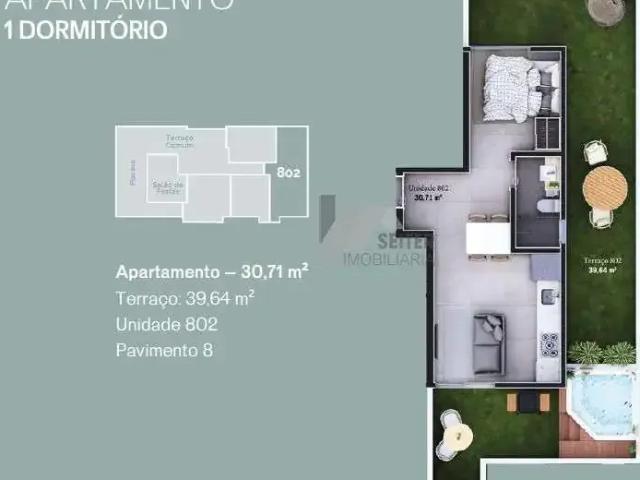 Flat para Venda em Florianópolis/SC Ingleses do Rio Vermelho 1 Quartos