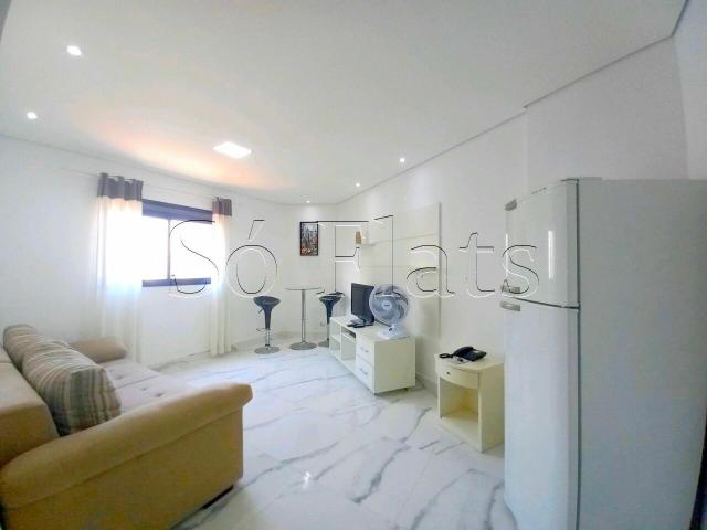 Flat para venda em Indianópolis em São Paulo São Paulo de 34.00m² com 1 Quarto, 1 Suíte e 1 Garagem