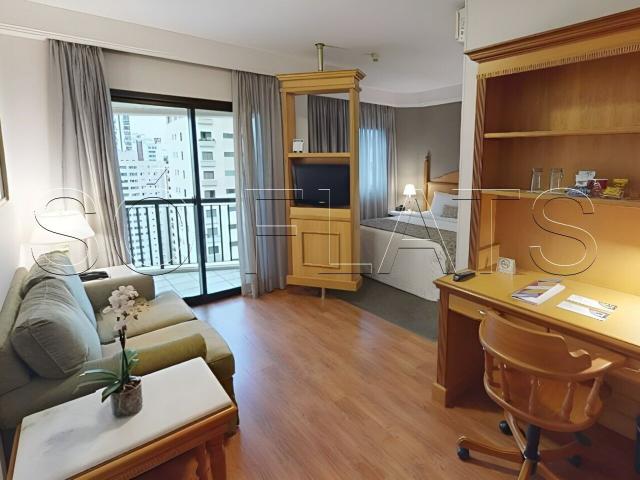 Flat para venda em Indianópolis em São Paulo São Paulo de 34.00m² com 1 Quarto, 1 Suíte e 1 Garagem