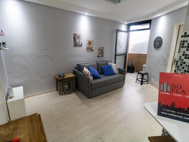 Flat para venda em Indianópolis em São Paulo São Paulo de 37.00m² com 1 Quarto, 1 Suíte e 1 Garagem