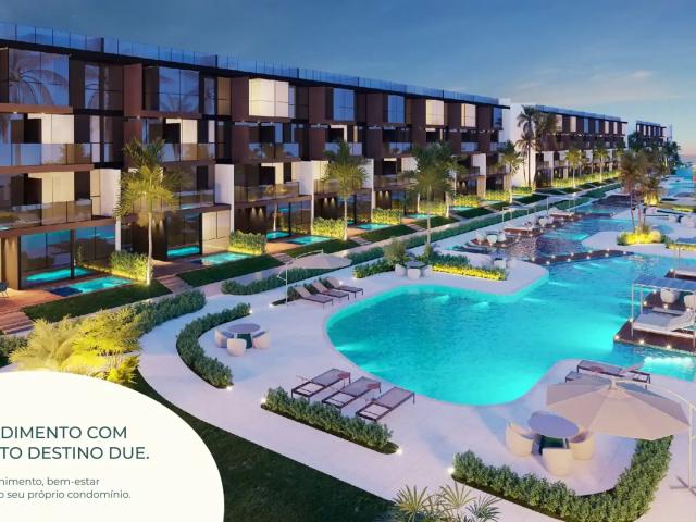 Flat para Venda em Ipojuca/PE Muro Alto 1 Quartos