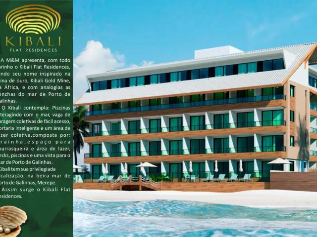 Flat para Venda em Ipojuca/PE Porto de Galinhas 1 Quartos