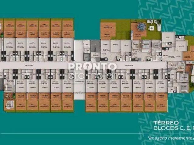Flat para Venda em Ipojuca/PE Porto de Galinhas 1 Quartos