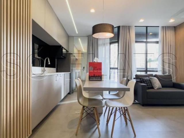 Flat para venda em Itaim Bibi de 42.00m² com 1 Quarto, 1 Suite e 1 Garagem