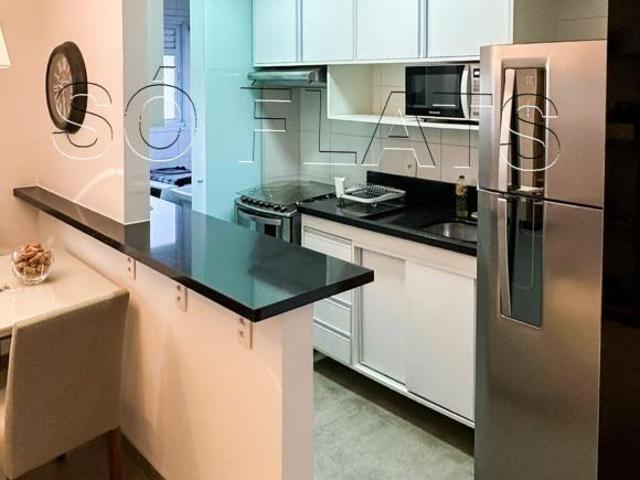 Flat para venda em Itaim Bibi de 55.00m² com 1 Quarto, 1 Suite e 1 Garagem