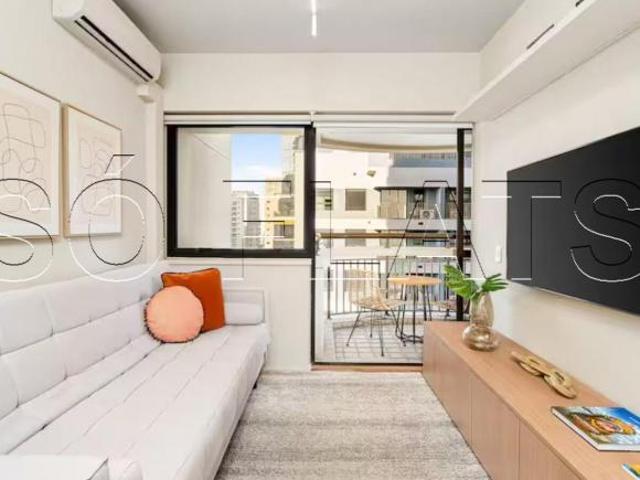 Flat para venda em Itaim Bibi de 34.00m² com 1 Quarto, 1 Suite e 1 Garagem