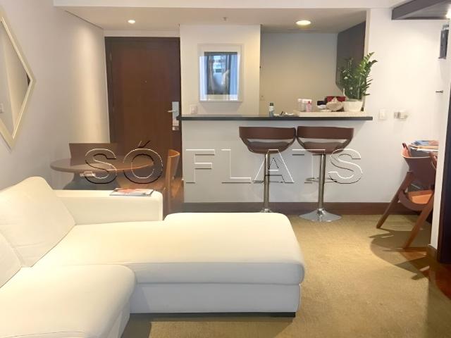 Flat para venda em Itaim Bibi em São Paulo São Paulo de 58.00m² com 1 Quarto, 1 Suíte e 1 Garagem