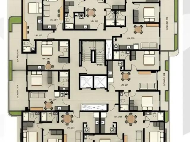 Flat para Venda em João Pessoa/PB Bessa 1 Quartos
