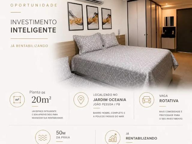Flat para Venda em João Pessoa/PB Jardim Oceania 1 Quartos