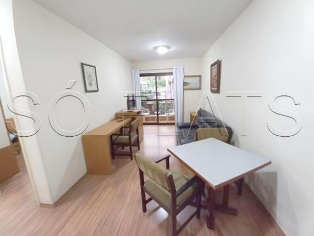 Flat para venda em Jardim Paulista de 45.00m² com 1 Quarto, 1 Suite e 1 Garagem