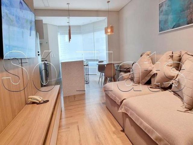 Flat para venda em Moema de 55.00m² com 1 Quarto, 1 Suite e 1 Garagem
