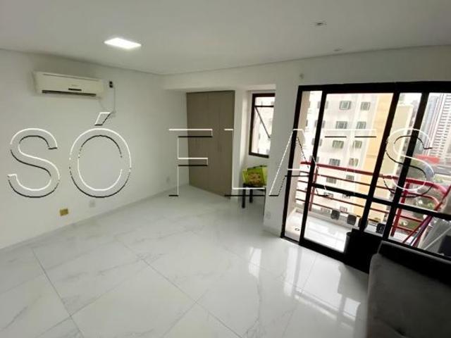 Flat para venda em Moema de 75.00m² com 1 Quarto, 1 Suite e 2 Garagens