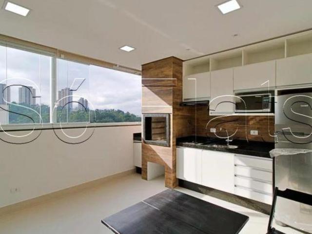 Flat para venda em Morumbi de 65.00m² com 1 Quarto, 1 Suite e 1 Garagem