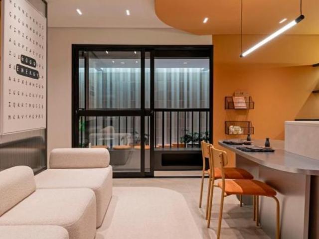 Flat para venda em Nova Campinas de 50.94m² com 1 Quarto, 1 Suite e 1 Garagem