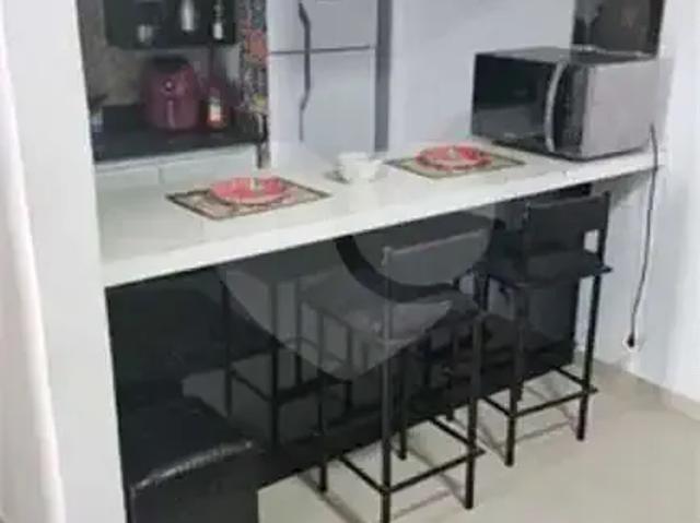 Flat para Venda em São Vicente/SP Centro 1 Quartos