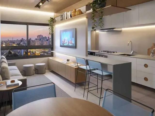 Flat para Venda em Porto Alegre/RS Cidade Baixa 1 Quartos
