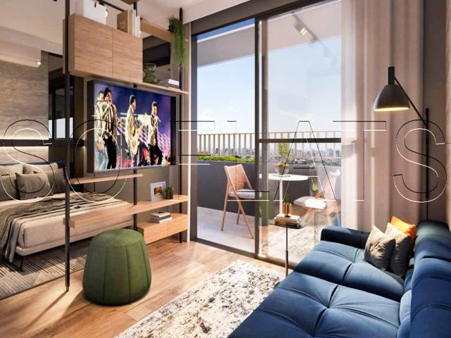 Flat para venda em Pinheiros em São Paulo São Paulo de 25.00m² com 1 Quarto e 1 Suíte