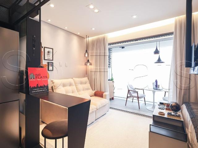 Flat para venda em Pinheiros em São Paulo São Paulo de 40.00m² com 1 Quarto, 1 Suíte e 1 Garagem