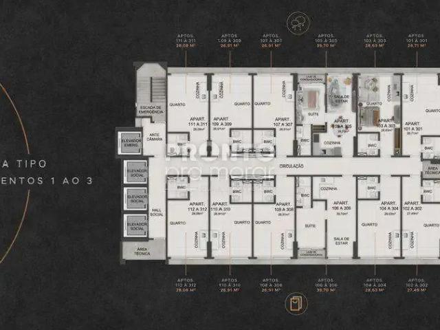 Flat para Venda em Recife/PE Boa Viagem 1 Quartos
