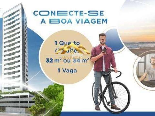 Flat para Venda em Recife/PE Boa Viagem 1 Quartos