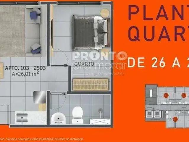Flat para Venda em Recife/PE Boa Vista 1 Quartos