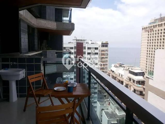 Flat para Venda em Rio de Janeiro/RJ Ipanema 1 Quartos