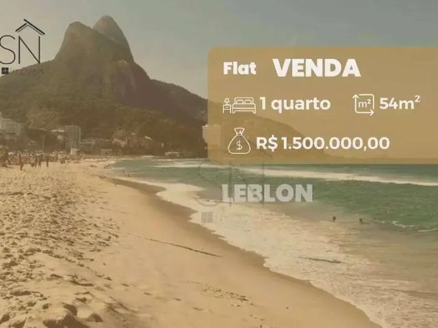 Flat para Venda em Rio de Janeiro/RJ Leblon 1 Quartos