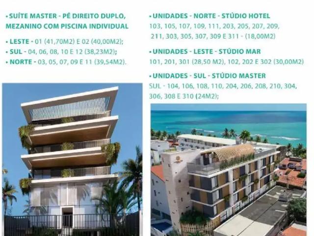 Flat para Venda em Tamandaré/PE Praia Dos Carneiros 1 Quartos