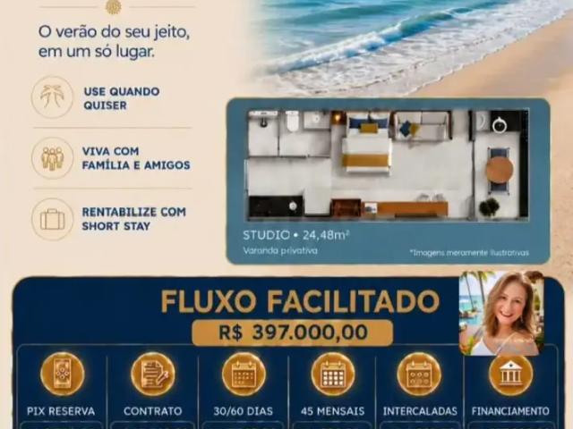 Flat para Venda em Tamandaré/PE Praia Dos Carneiros 1 Quartos