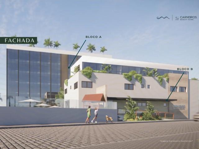 Flat para Venda em Tamandaré/PE Praia Dos Carneiros 1 Quartos