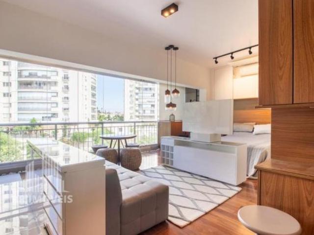 Flat para venda em Tamboré de 51.00m² com 1 Quarto, 1 Suite e 2 Garagens