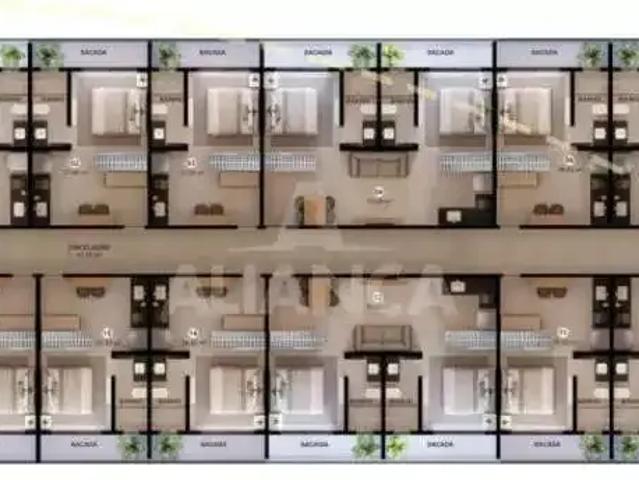 Flat para Venda em Uberlândia/MG Santa Mônica 2 Quartos