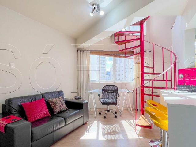 Flat para venda em Vila Nova Conceição em São Paulo São Paulo de 46.00m² com 1 Quarto, 1 Suíte e 1 Garagem