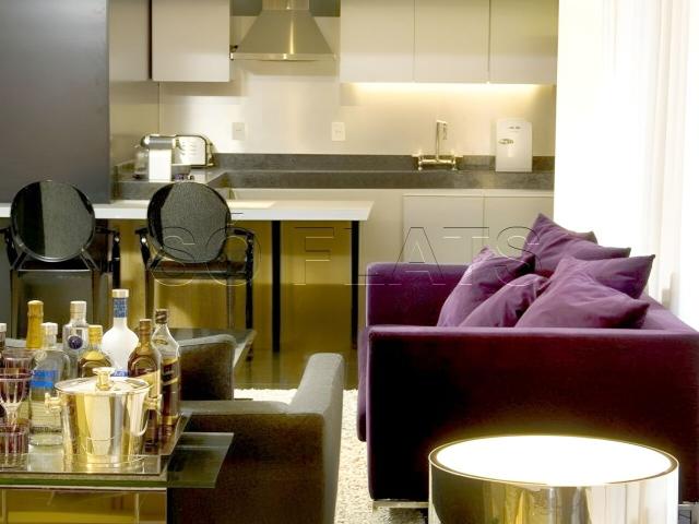 Flat para venda em Vila Nova Conceição em São Paulo São Paulo de 98.00m² com 1 Quarto, 1 Suíte e 2 Garagens