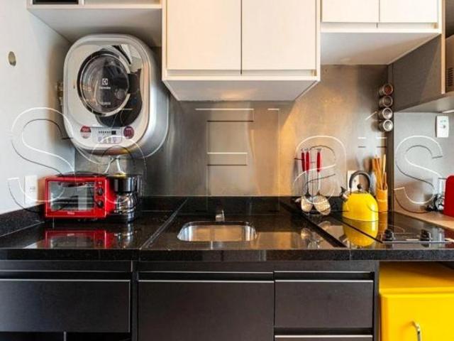Flat para venda em Vila Olímpia de 35.00m² com 1 Quarto, 1 Suite e 1 Garagem
