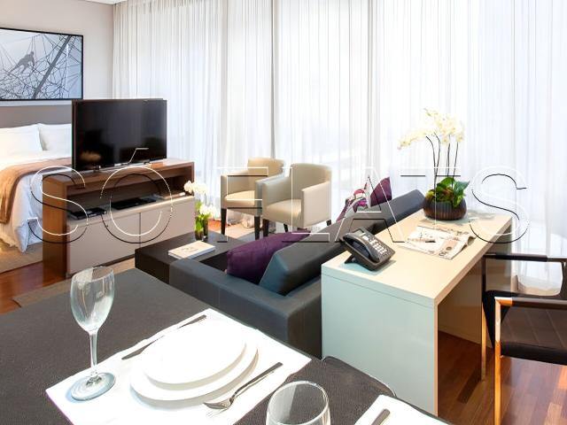 Flat para venda em Vila Olímpia em São Paulo São Paulo de 42.00m² com 1 Quarto, 1 Suíte e 1 Garagem