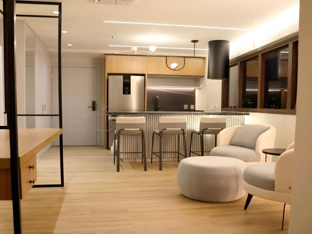 Flat para venda em Vila Olímpia em São Paulo São Paulo de 50.00m² com 1 Quarto, 1 Suíte e 2 Garagens