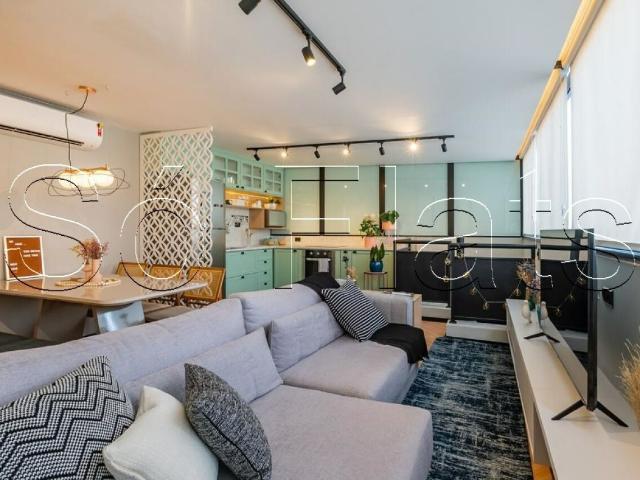 Flat para venda em Vila Olímpia em São Paulo São Paulo de 65.00m² com 1 Quarto, 1 Suíte e 1 Garagem
