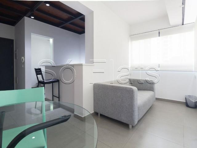 Flat para venda em Vila Olímpia em São Paulo São Paulo de 65.00m² com 1 Quarto e 1 Suíte
