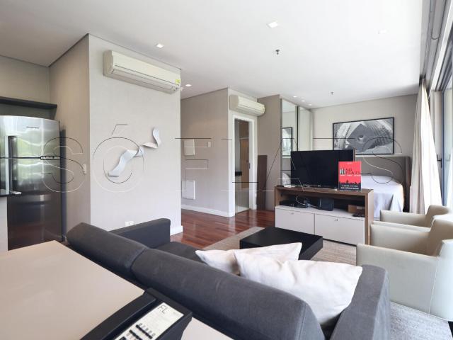 Flat para venda em Vila Olímpia em São Paulo São Paulo de 66.00m² com 1 Quarto, 1 Suíte e 2 Garagens