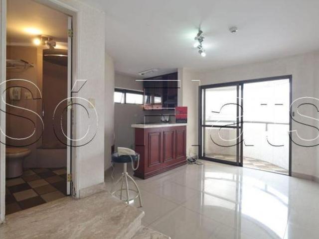 Flat Paulista Wall Street disponível para venda com 47m², 01 dorm e 01 vaga