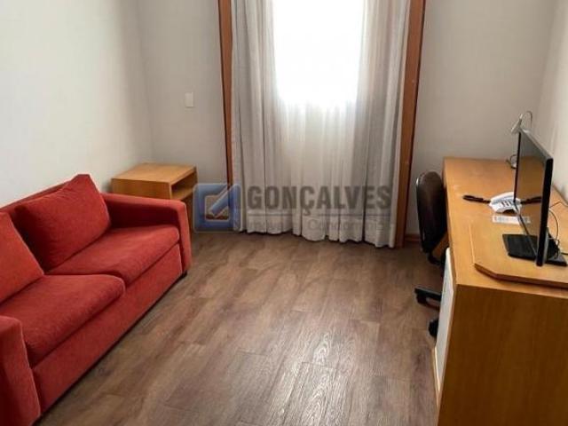 Flat residencial em Santo André Centro – 1 quarto, 43,8 m², 1 vaga