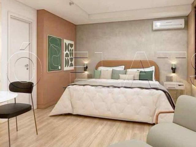 Flat The World disponível com 30,20m², 01 dormitório e 01 vaga de garagem