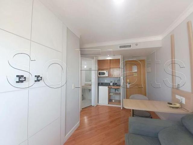 Flat totalmente mobiliado disponível para venda com 28m² e 01 vaga de garagem