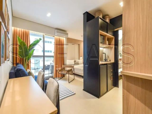 Flat Transamérica Executive Paulista disponível para venda com 31m², 1 dormitório e 01 vaga