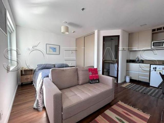 Flat Transamérica International Plaza disponível para venda com 26m² e 01 vaga de garagem