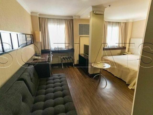 Flat Transamérica International Plaza disponível para venda com 29m² e 01 vaga de garagem