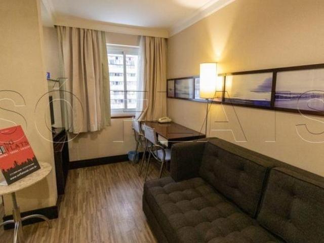 Flat Transamérica International Plaza disponível para venda com 29m² e 01 vaga de garagem
