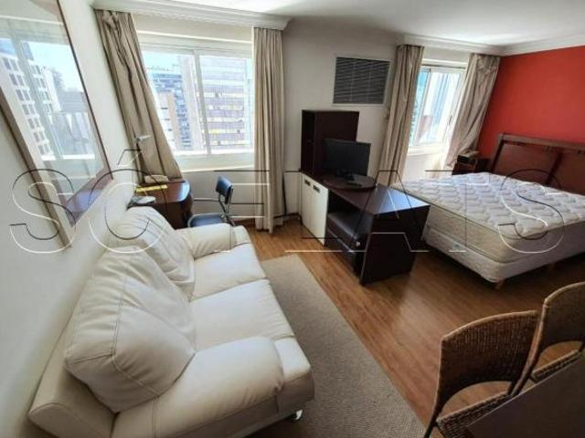 Flat Transamérica International Plaza disponível para venda com 29m² e 01 vaga de garagem