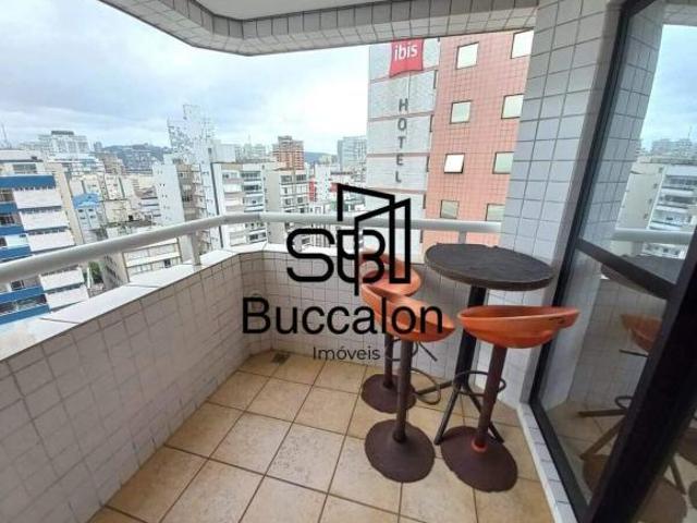 Flat Vista Mar no Boqueirão — Santos/SP | 60 m² • 2 Quartos Demi Suíte • Porteira Fechada • Serviç